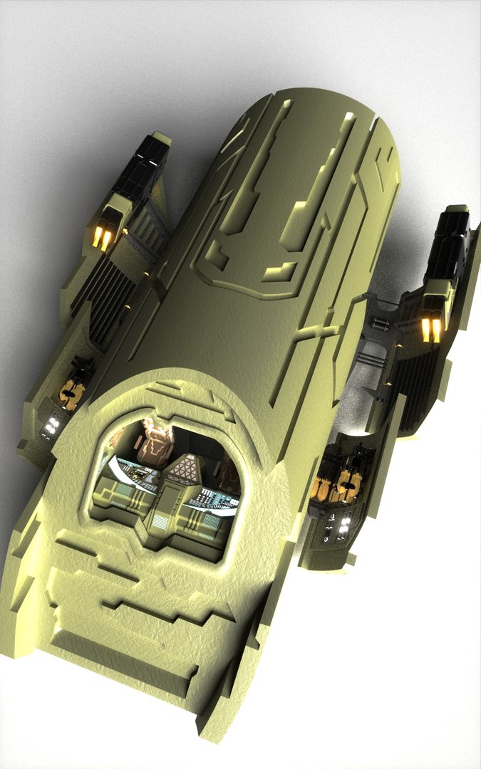 Stargate Atlantis Puddle Jumper 3D Model - TurboSquid 1273027