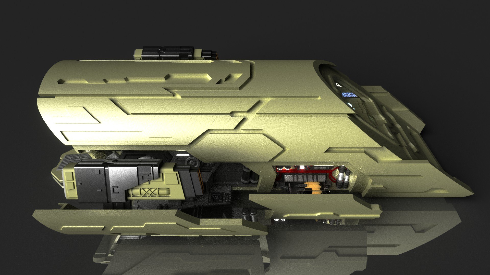 Stargate Atlantis Puddle Jumper 3D Model - TurboSquid 1273027