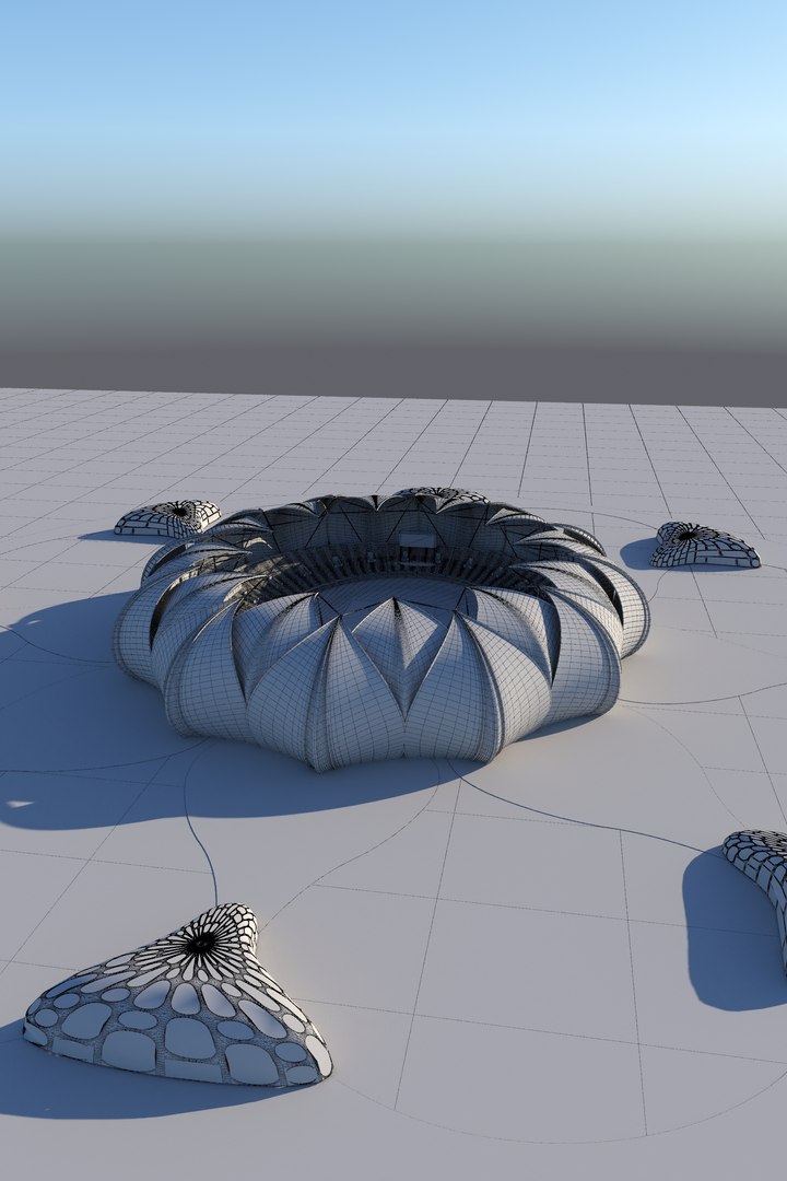 Arena Architectural Stadium 3D Model - TurboSquid 1485982