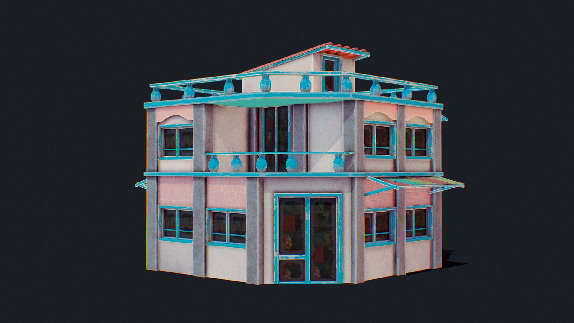 3D House Color F - TurboSquid 1438963