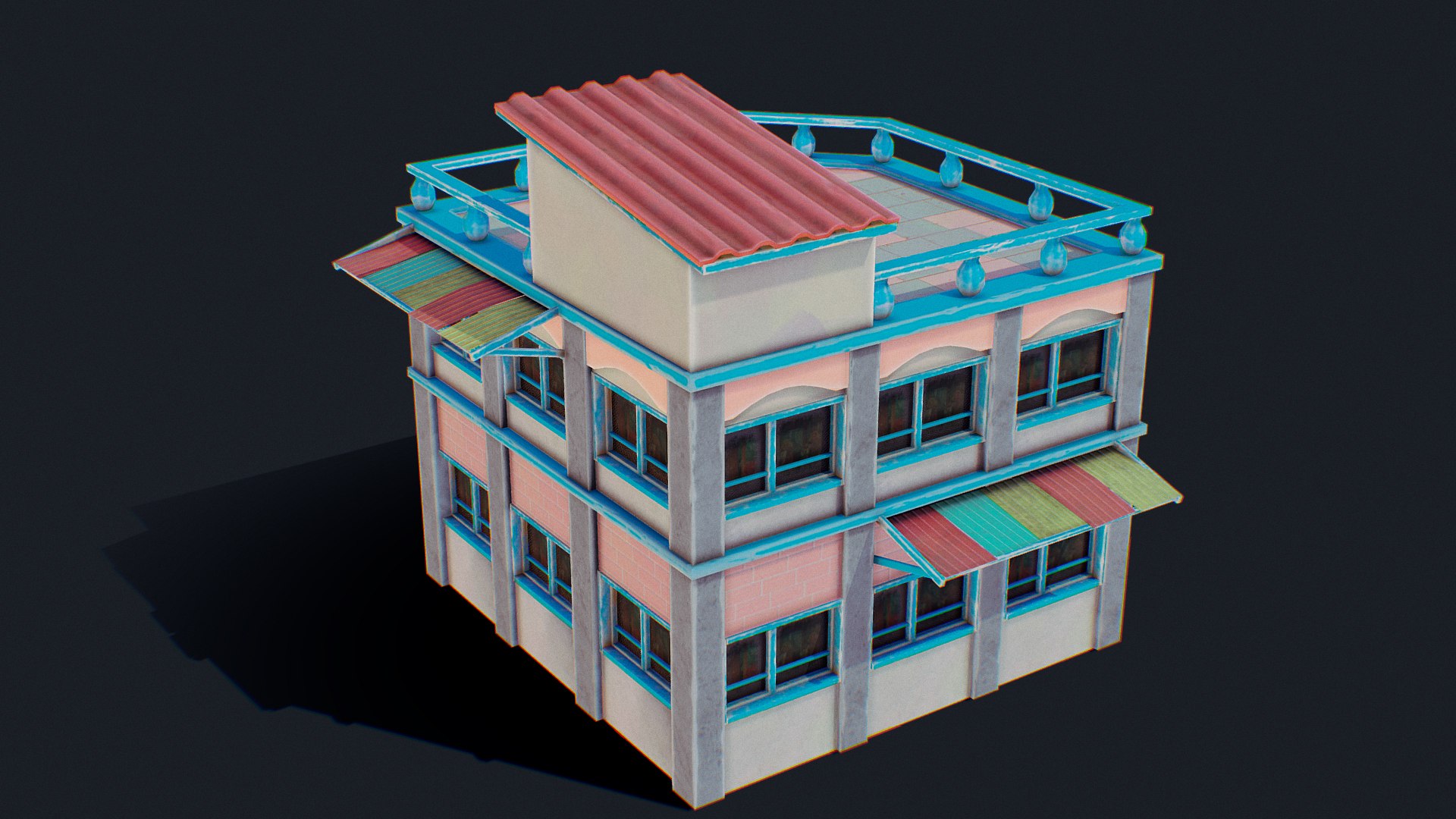 3D House Color F - TurboSquid 1438963
