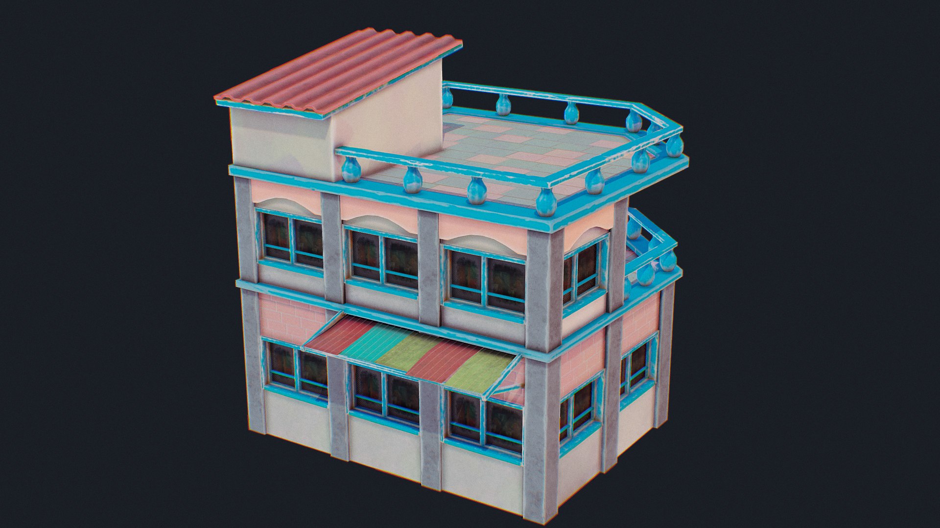 3D House Color F - TurboSquid 1438963