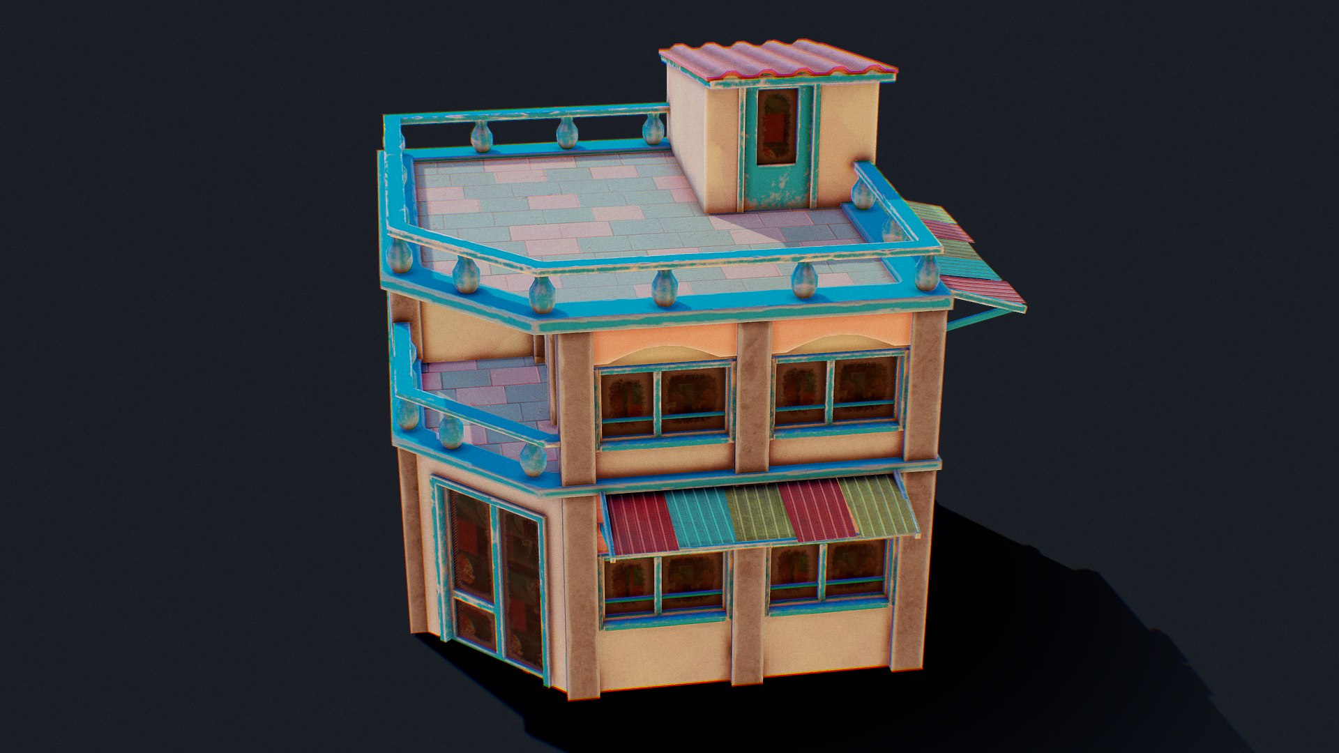 3D House Color F - TurboSquid 1438963