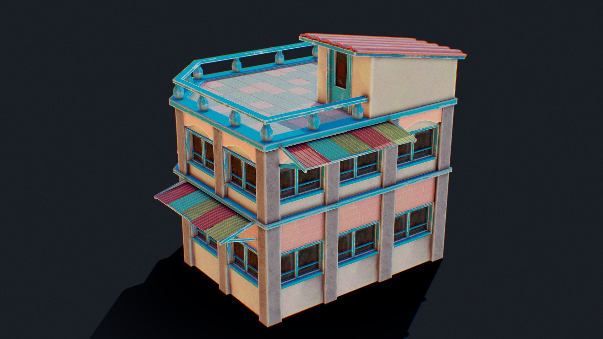 3D House Color F - TurboSquid 1438963