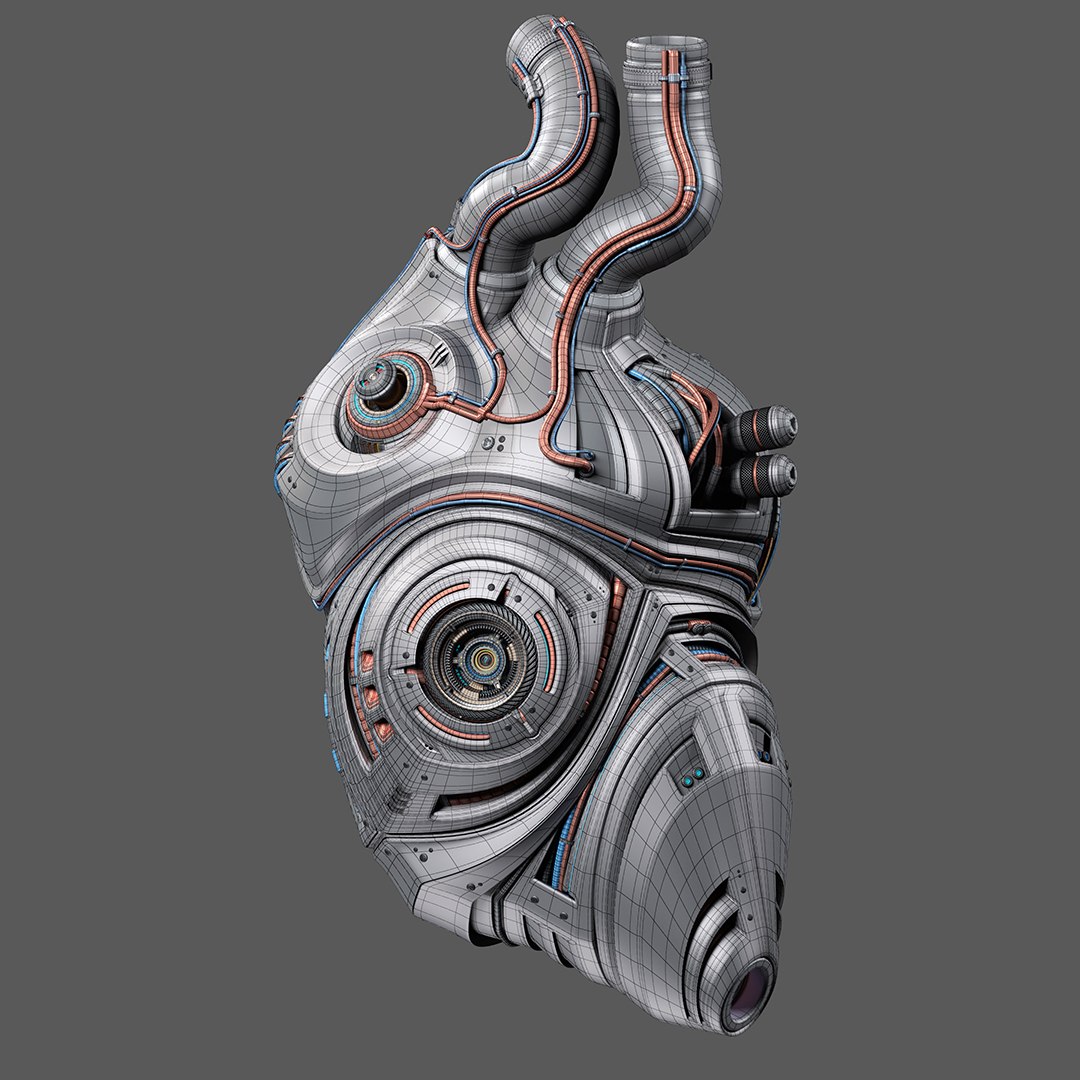 Robot Heart 2 3D Model - TurboSquid 2191805