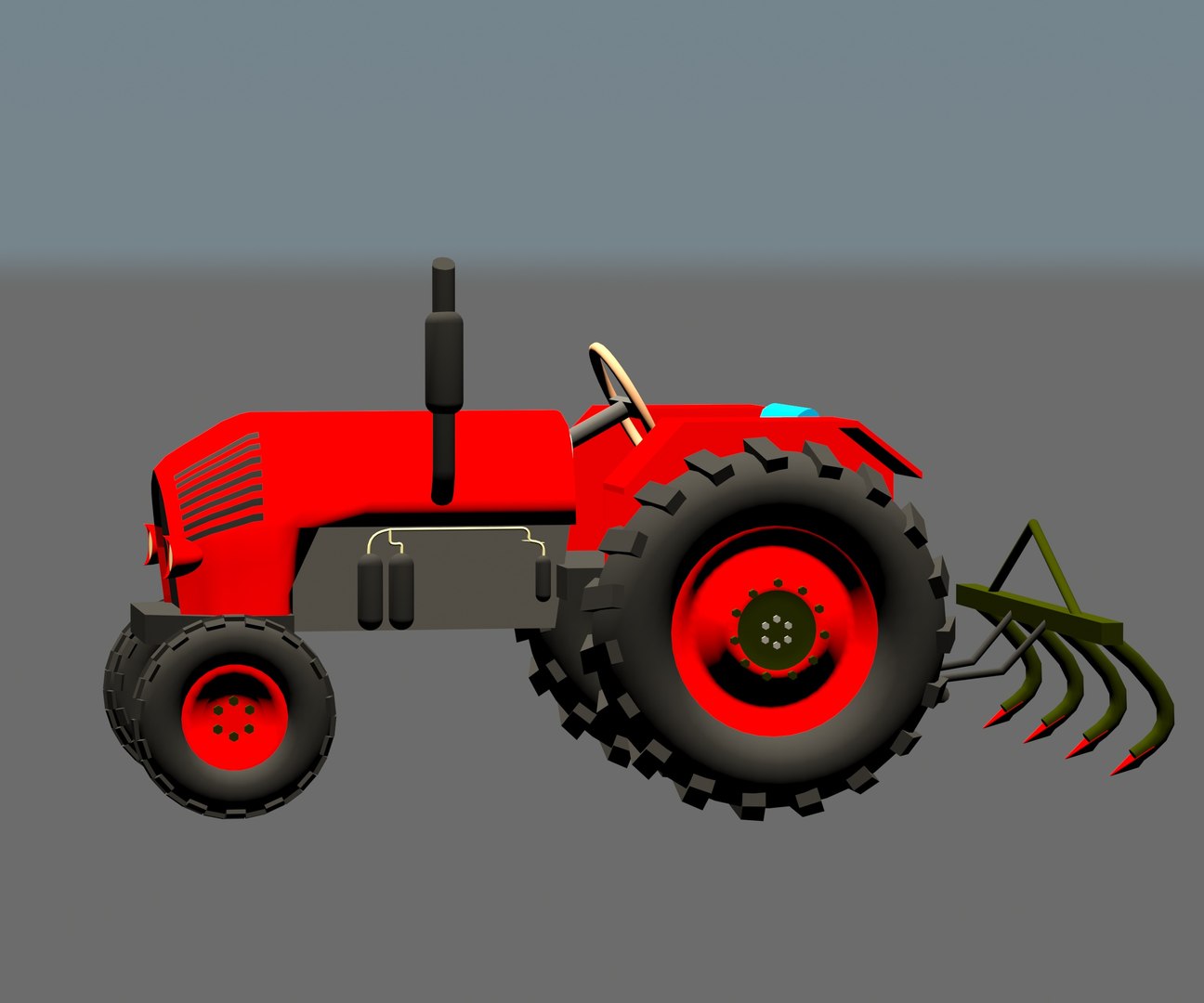 Tractor 3D Model - TurboSquid 2162089