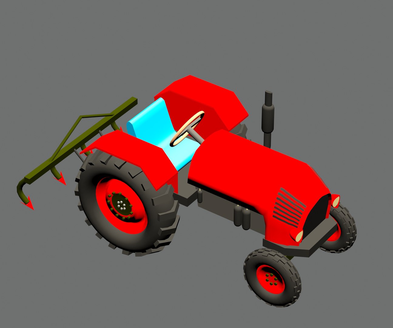 Tractor 3D Model - TurboSquid 2162089