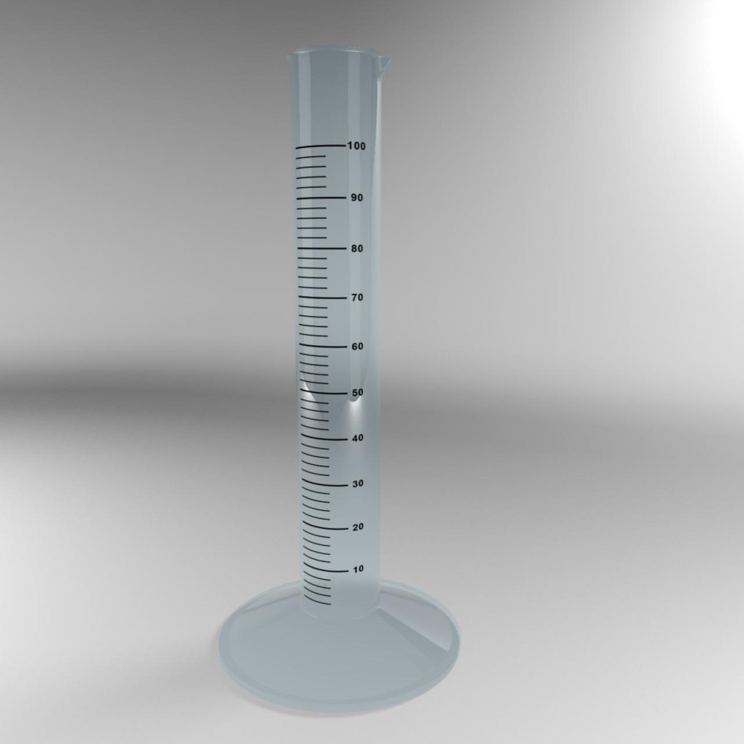 3d Model Graduated Cylinder