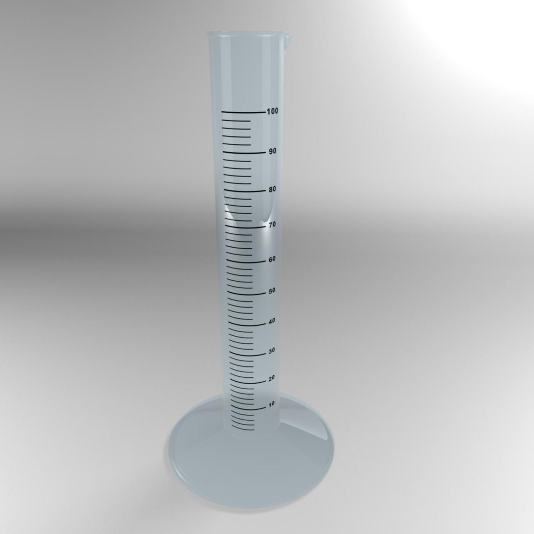 3d Model Graduated Cylinder