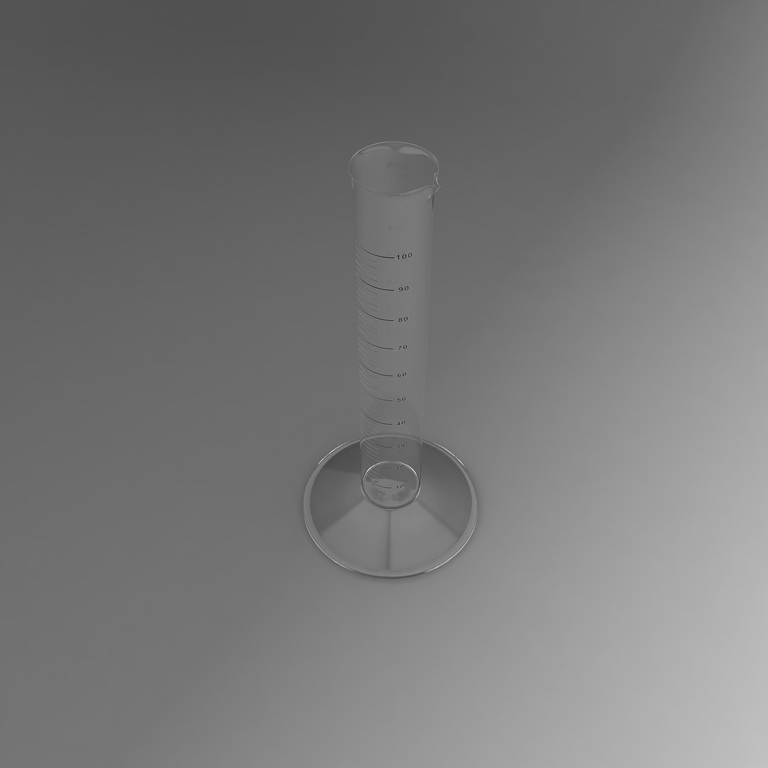 3d Model Graduated Cylinder