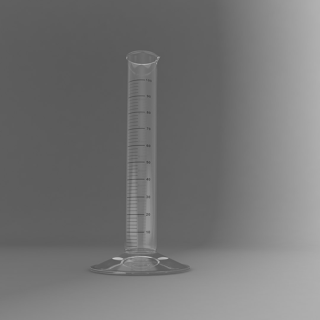3d Model Graduated Cylinder