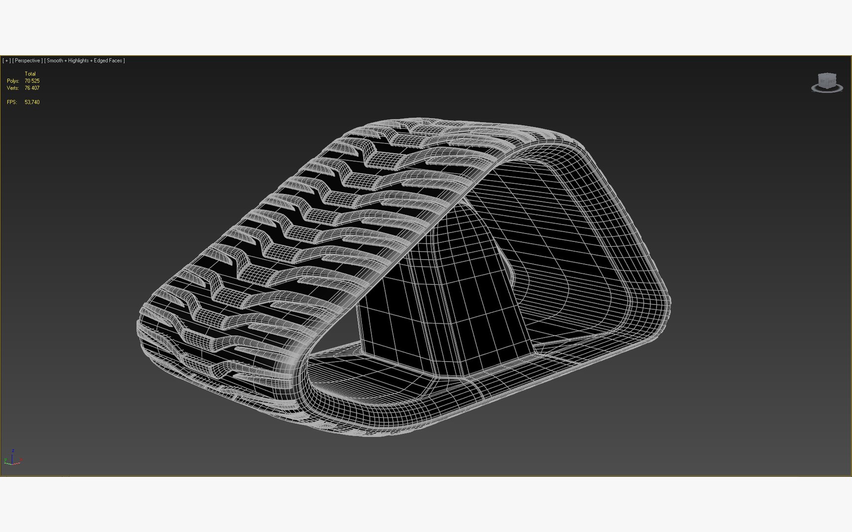 3d tracks designed model