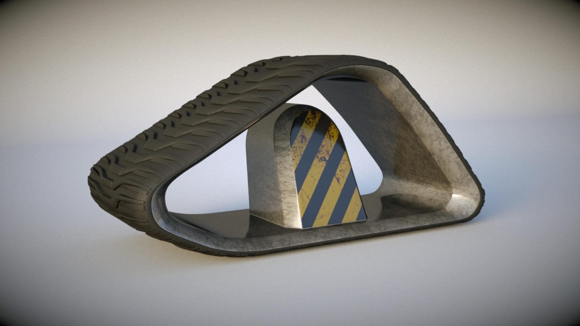 3d Tracks Designed Model