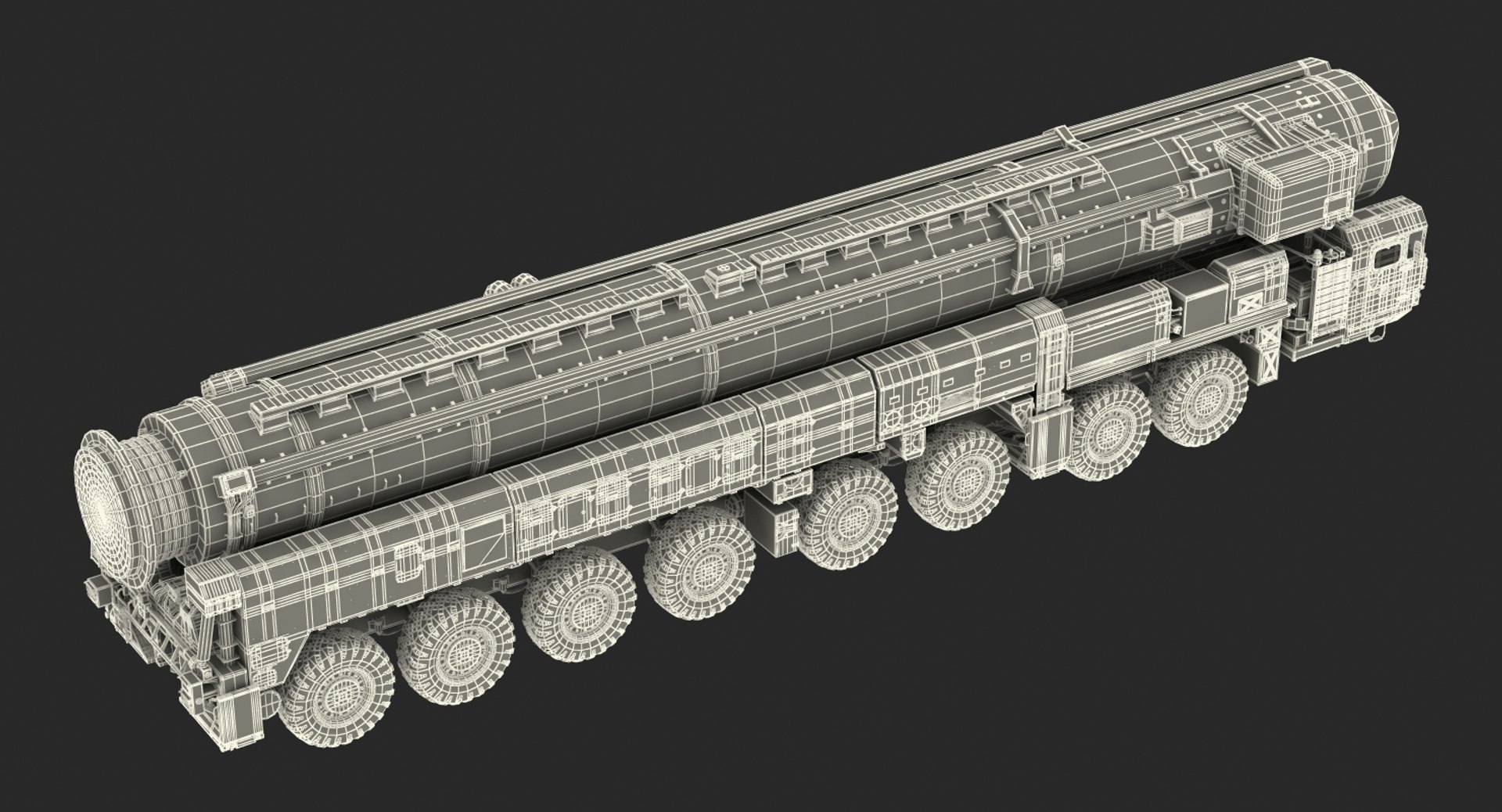 Transporter erector launcher rt-2pm 3D - TurboSquid 1234852