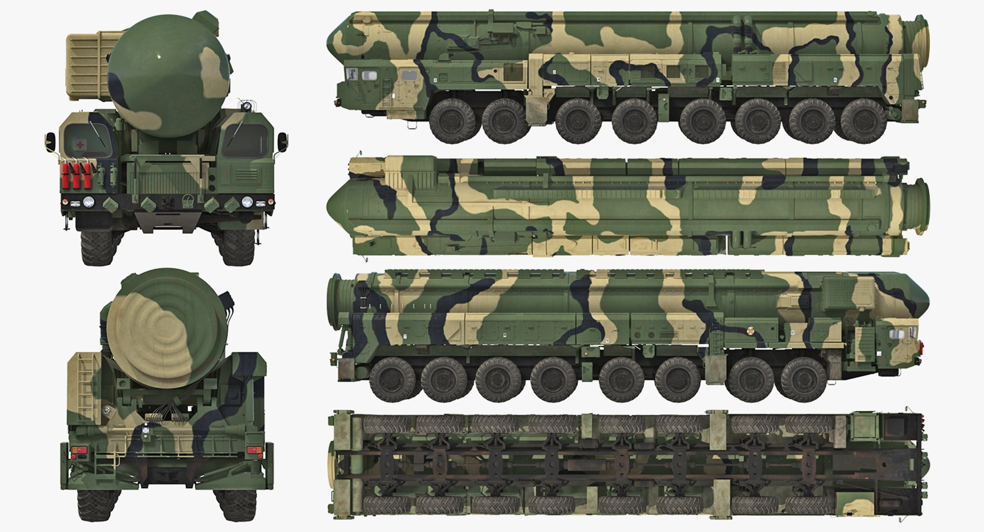 Transporter Erector Launcher Rt-2pm 3D - TurboSquid 1234852