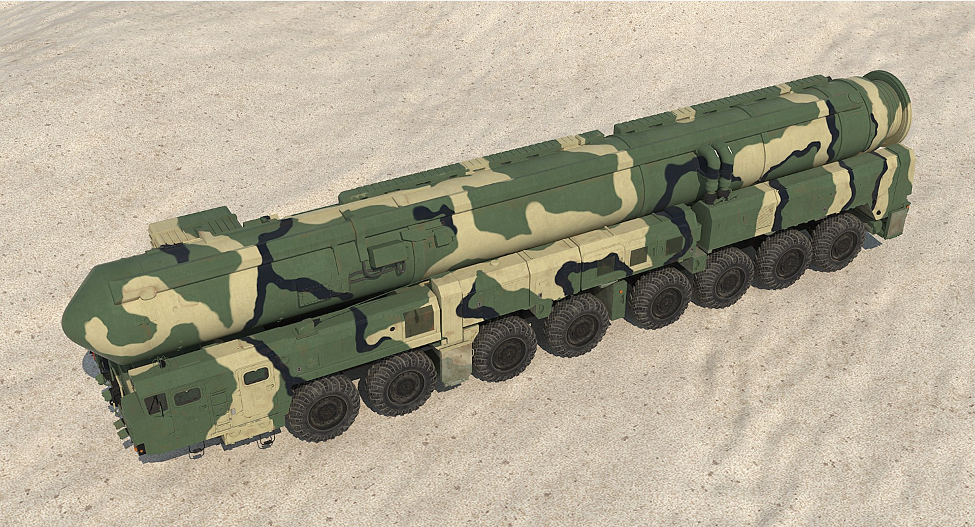 Transporter Erector Launcher Rt-2pm 3D - TurboSquid 1234852