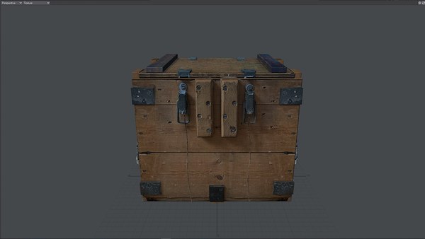 3D Wooden Chest Grenade Box - TurboSquid 1955534