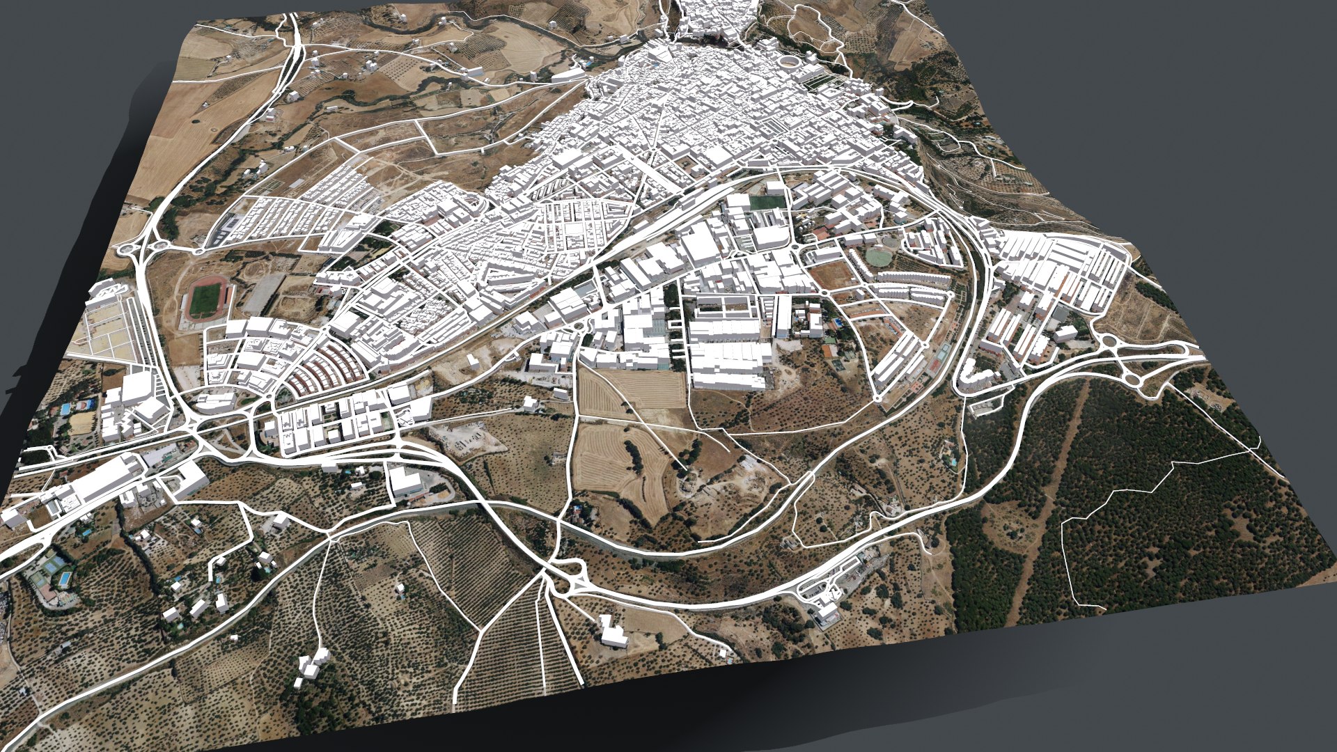 3D Cityscape Ronda Spain - TurboSquid 1814731