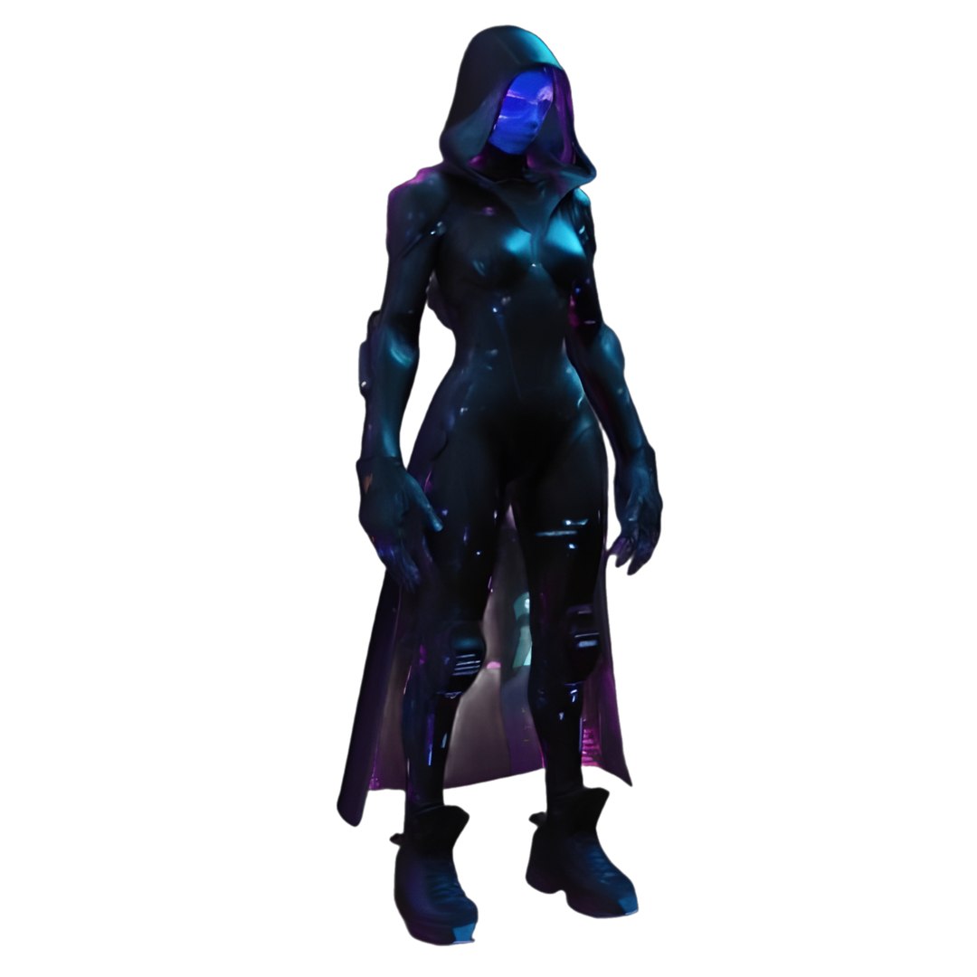 3D Futuristic Team Ensemble - Sci-Fi Figures Collection - TurboSquid ...