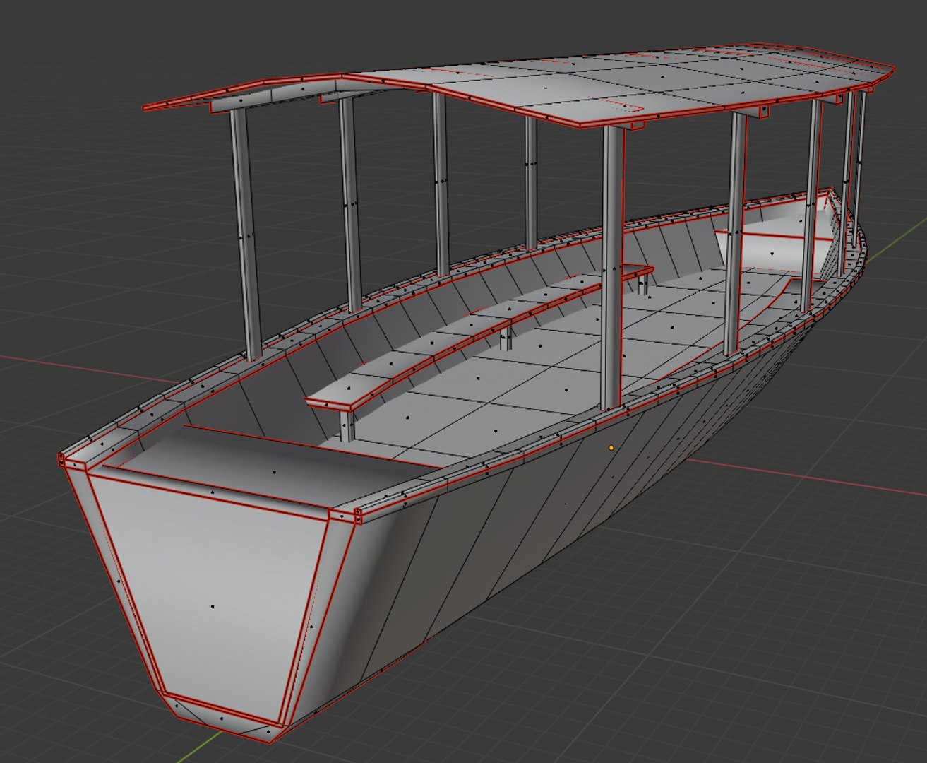 Old River Boat 3D Model - TurboSquid 1449649