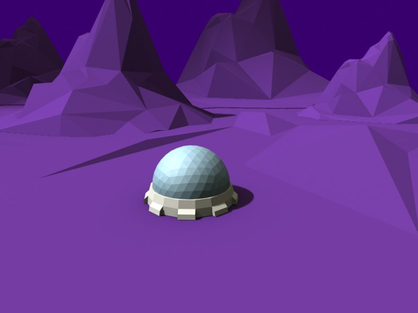 Free 3ds Model Moonbase Base