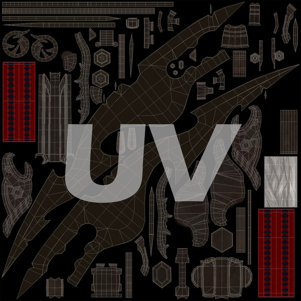 photorealistic bardiche realistic weapon 3d max