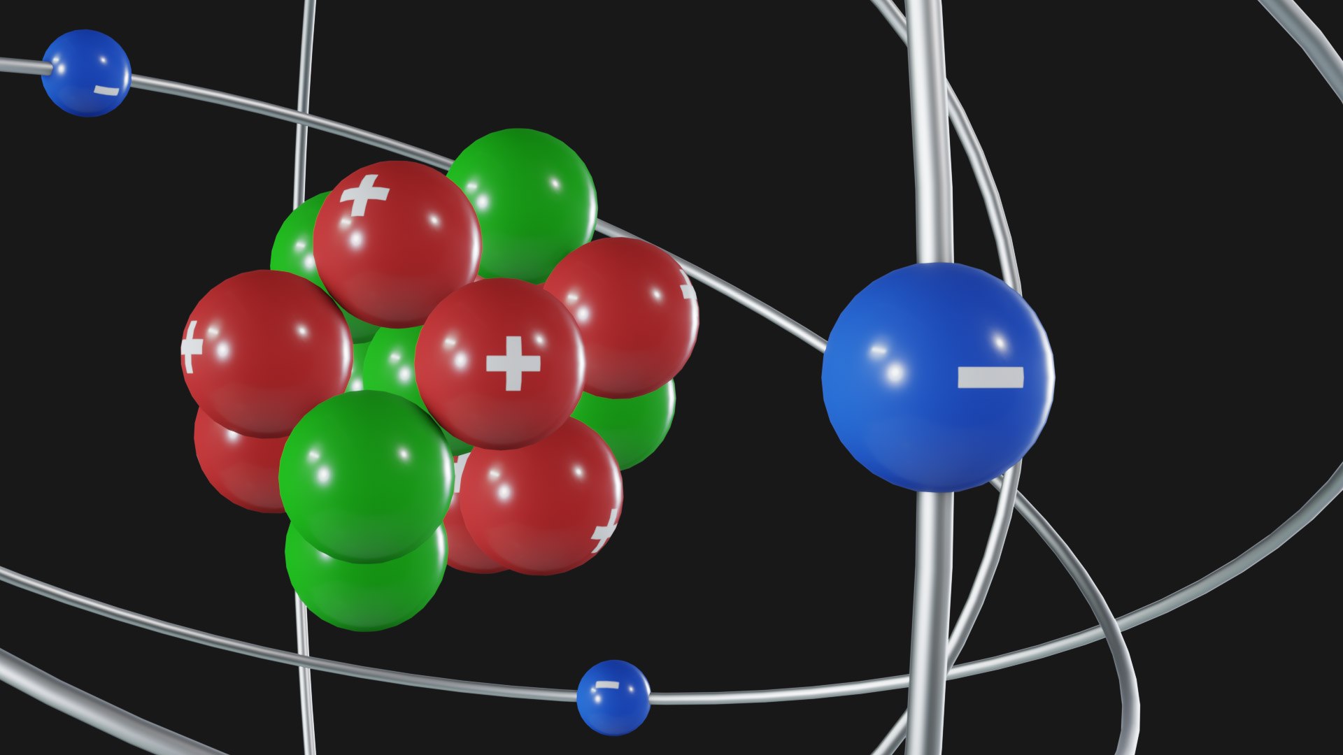 3D Model Atom Planetary Model - Bohr - TurboSquid 1770101