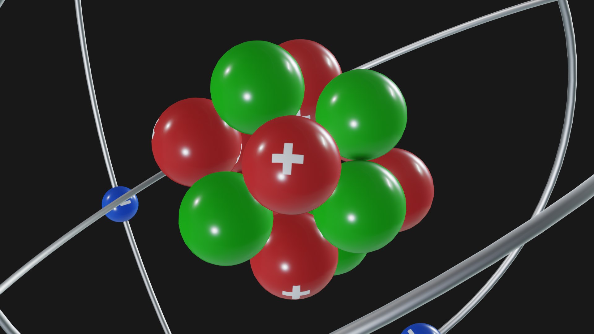 3D Model Atom Planetary Model - Bohr - TurboSquid 1770101