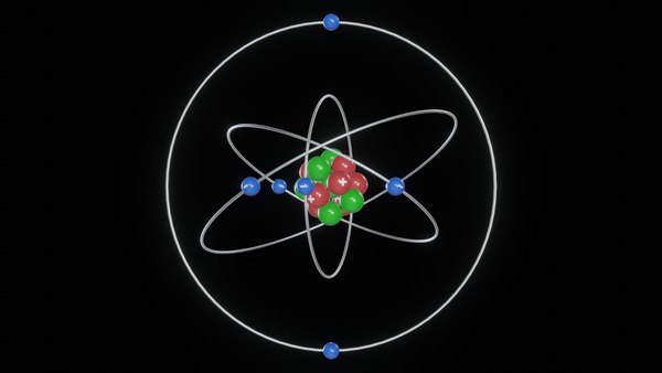 3D model Atom Planetary Model - Bohr - TurboSquid 1770101