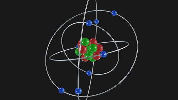 3D model Atom Planetary Model - Bohr - TurboSquid 1770101