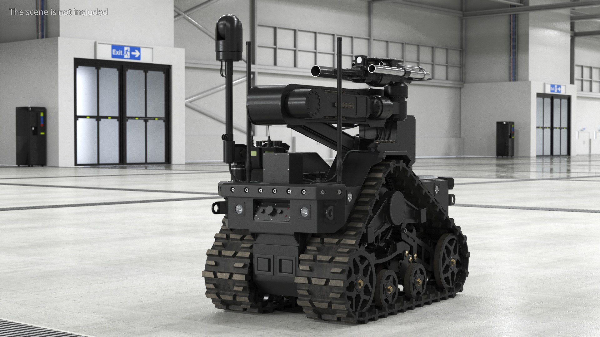 Scientific Robotic System Black On Caterpillar Tracks 3D - TurboSquid ...