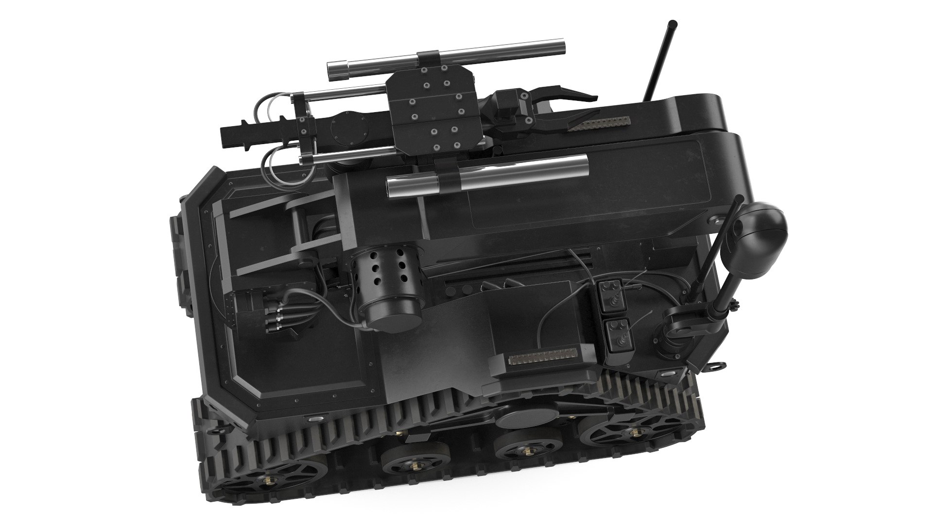 Scientific Robotic System Black On Caterpillar Tracks 3D - TurboSquid ...