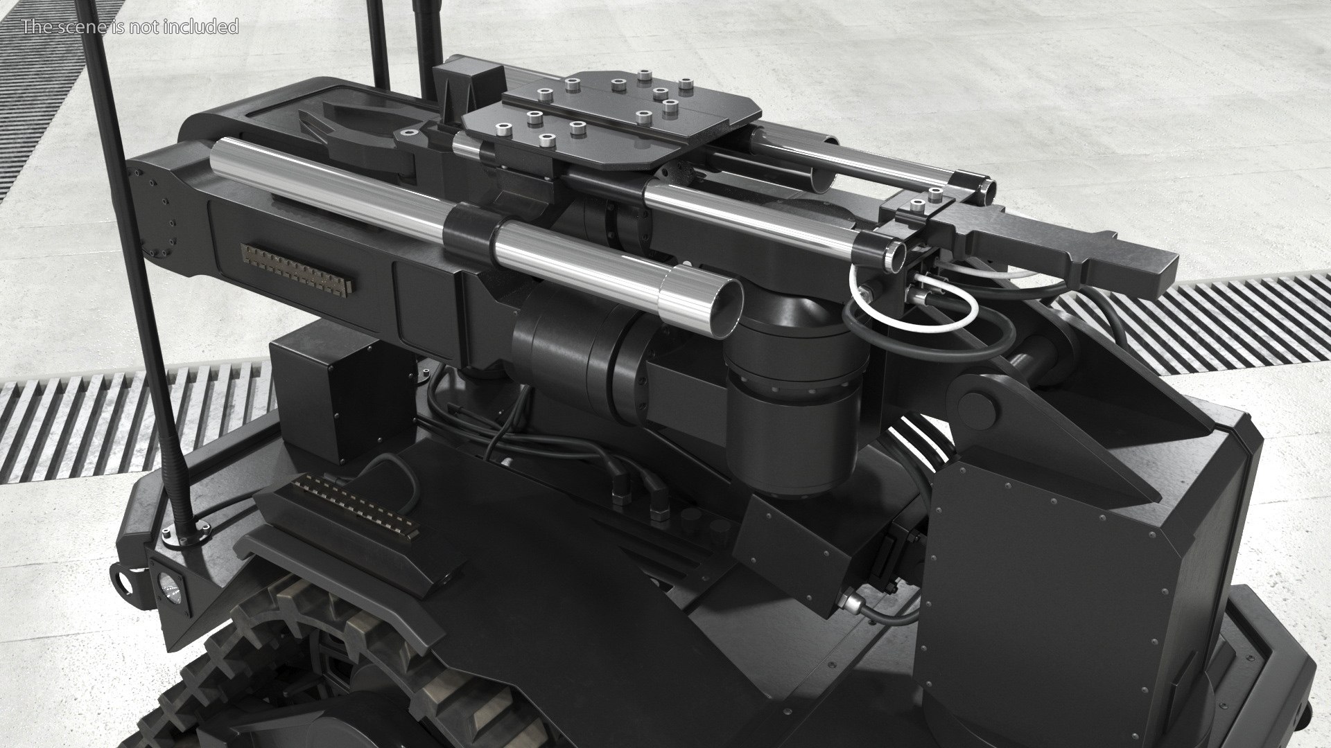 Scientific Robotic System Black On Caterpillar Tracks 3D - TurboSquid ...