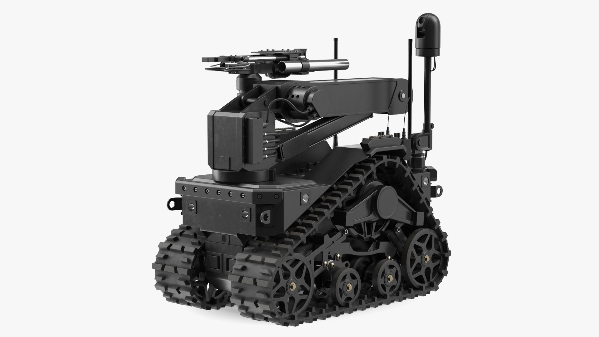 Scientific Robotic System Black On Caterpillar Tracks 3D - TurboSquid ...