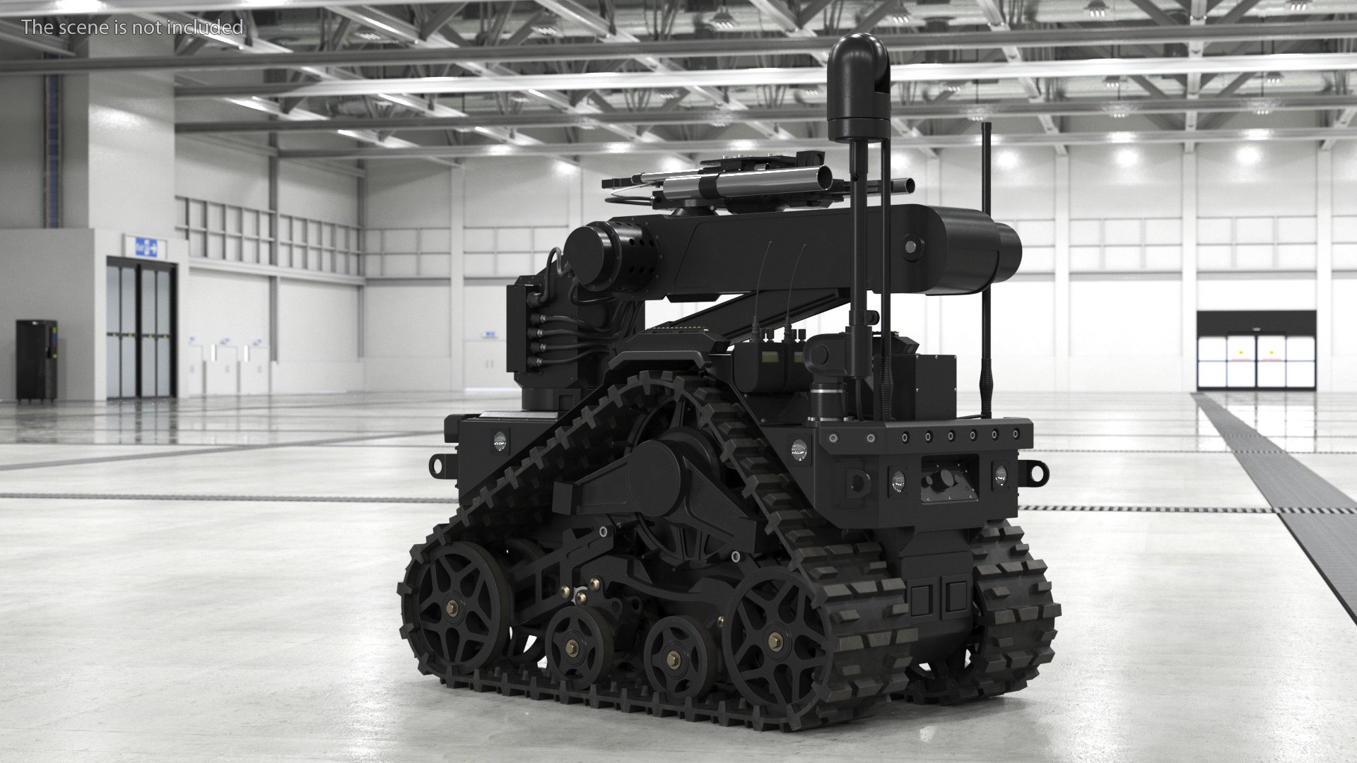 Scientific Robotic System Black On Caterpillar Tracks 3D - TurboSquid ...