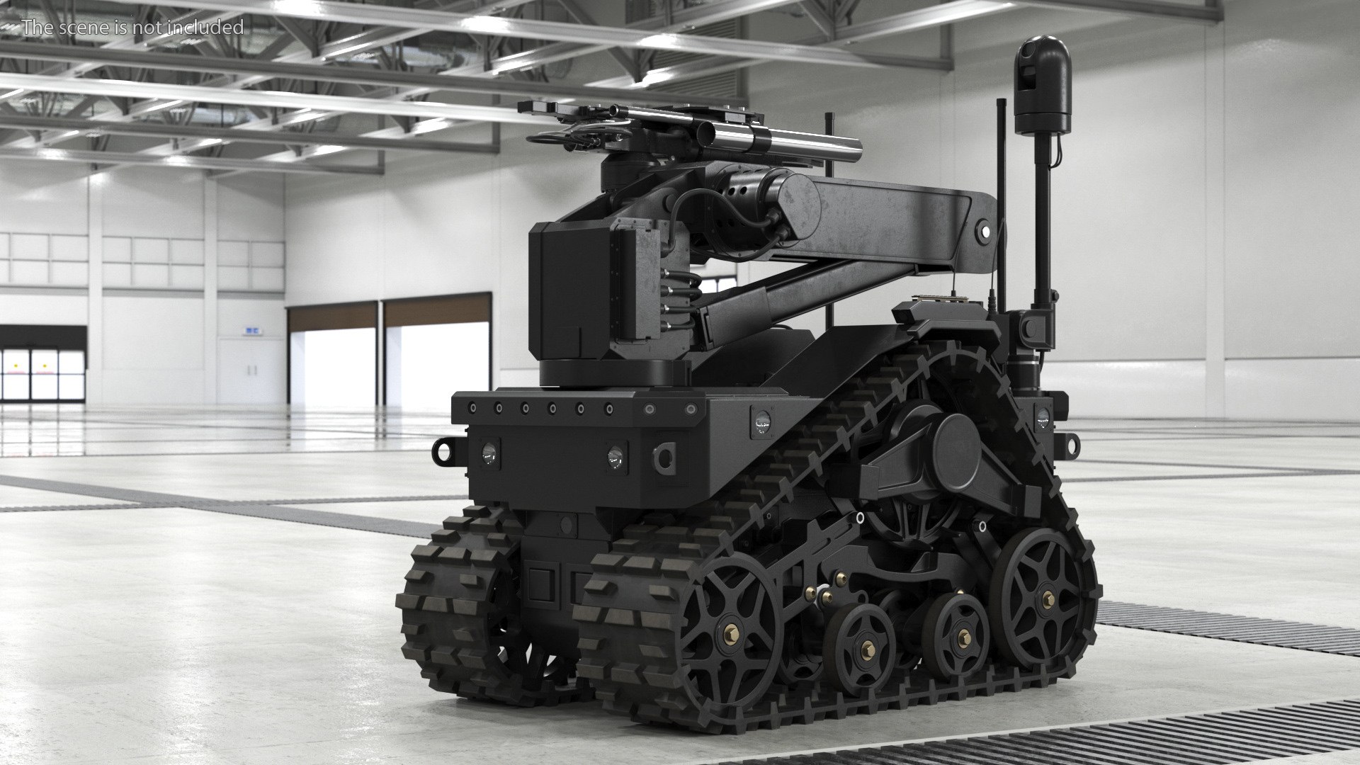 Scientific Robotic System Black On Caterpillar Tracks 3D - TurboSquid ...