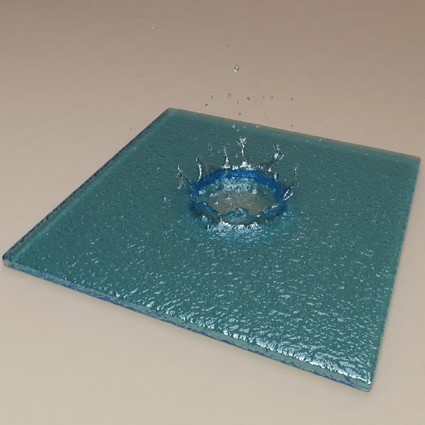 water drop v1 3d max