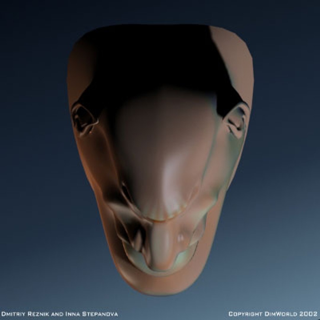 3d Model Of Fantasy Character Head Cyclop