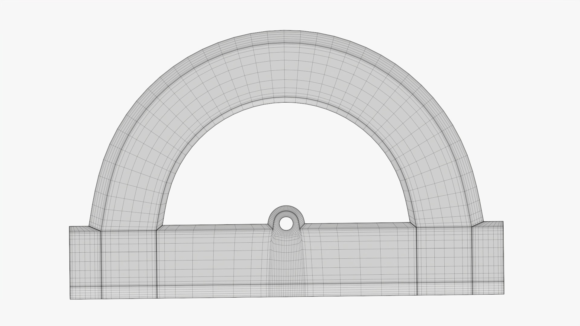 Half Circle Protractor 3D Model - TurboSquid 1699165