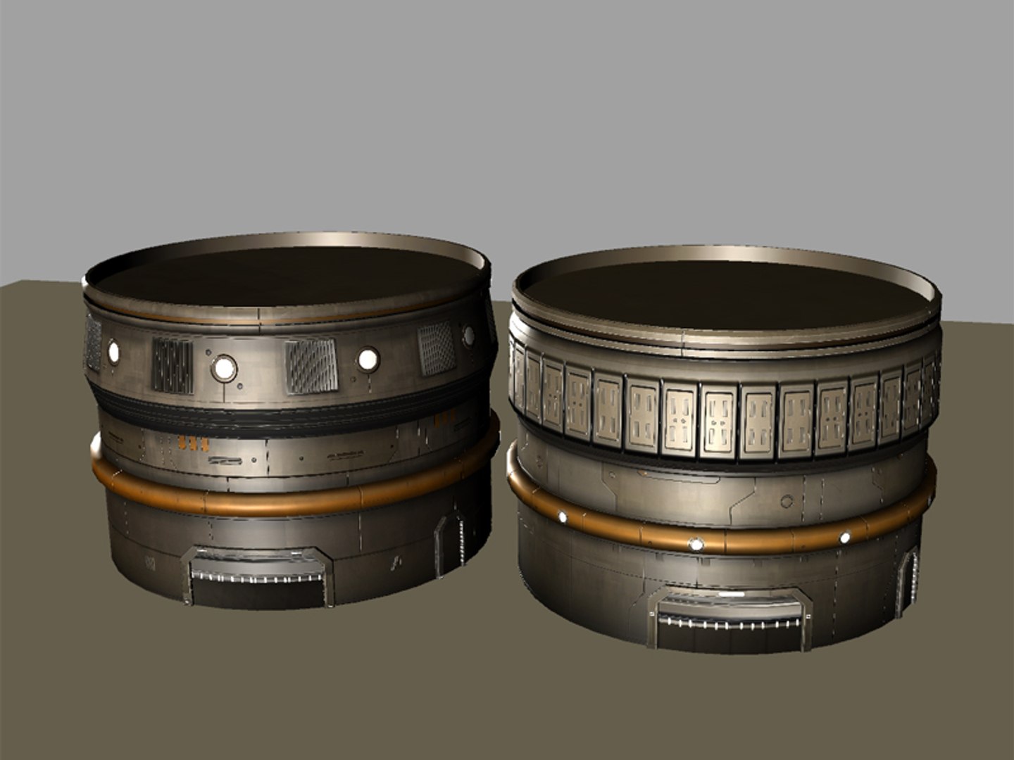 military bases 3d model