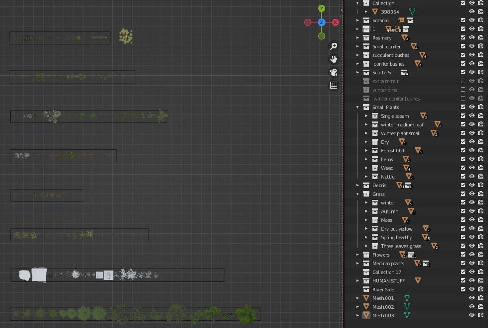 3D Nature Scene And Nature Pack Model - TurboSquid 1849552