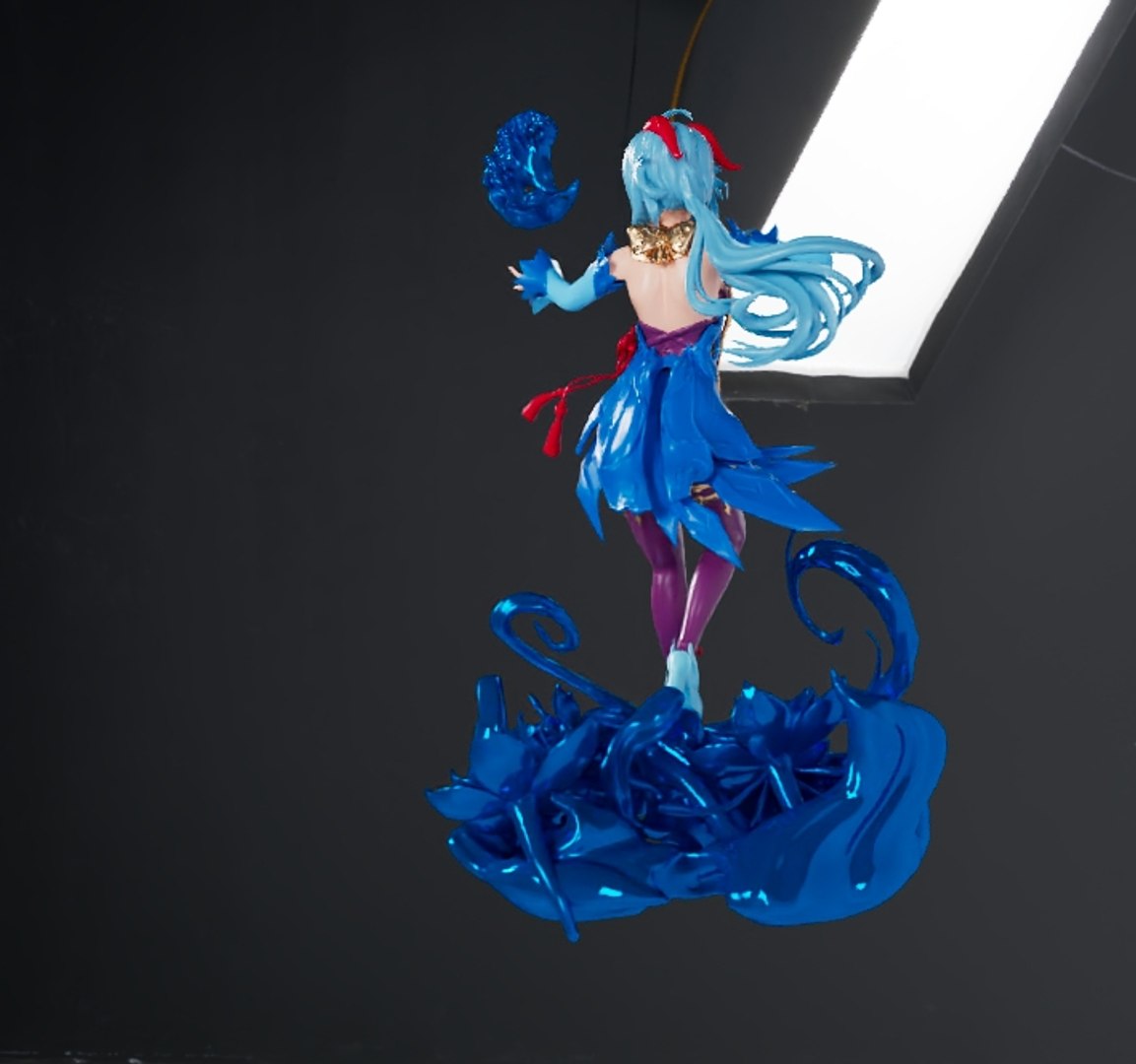 3D Model The Figurine Of Ganyu From Genshin Impact2 - TurboSquid 2376294