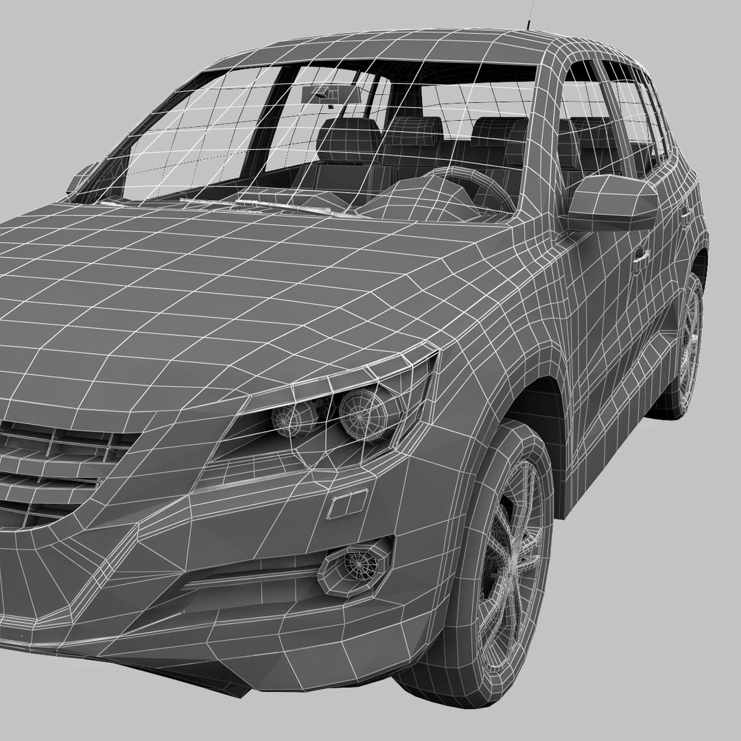 3d volkswagen tiguan 2009 model
