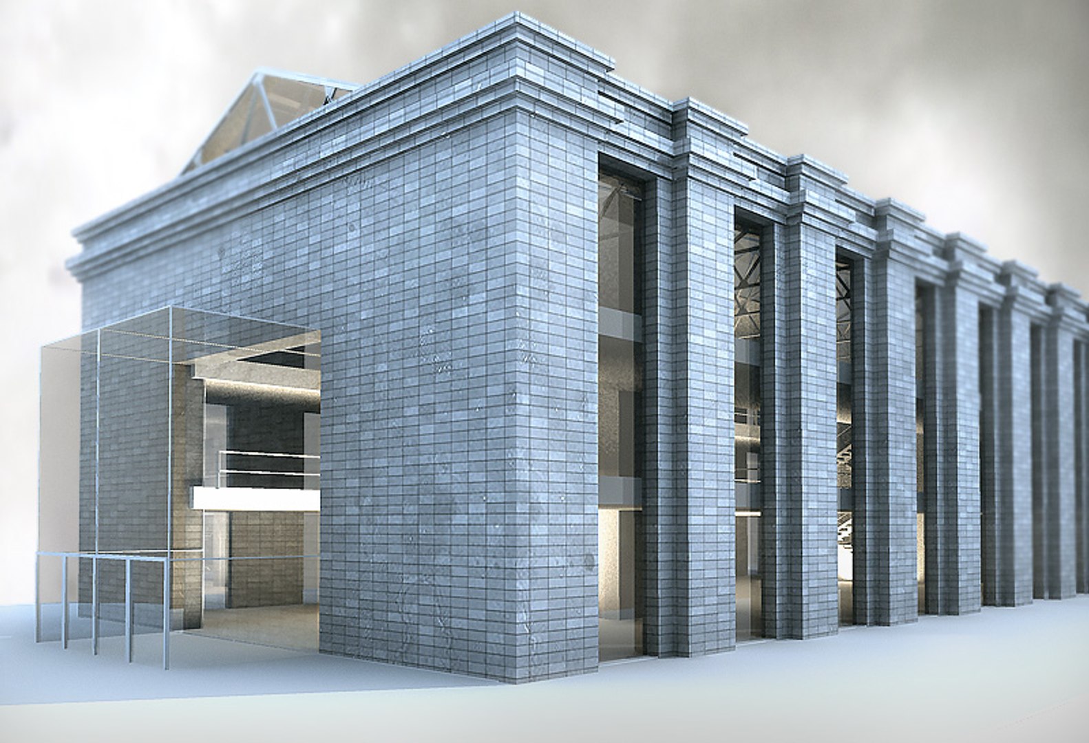 Old Building 3d Max