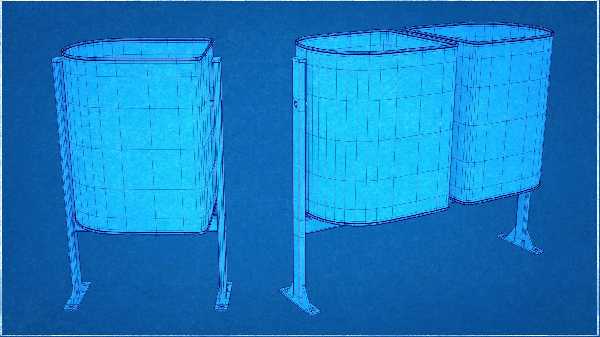 Collection 8 Low Poly Trash Bin Model - TurboSquid 2118009