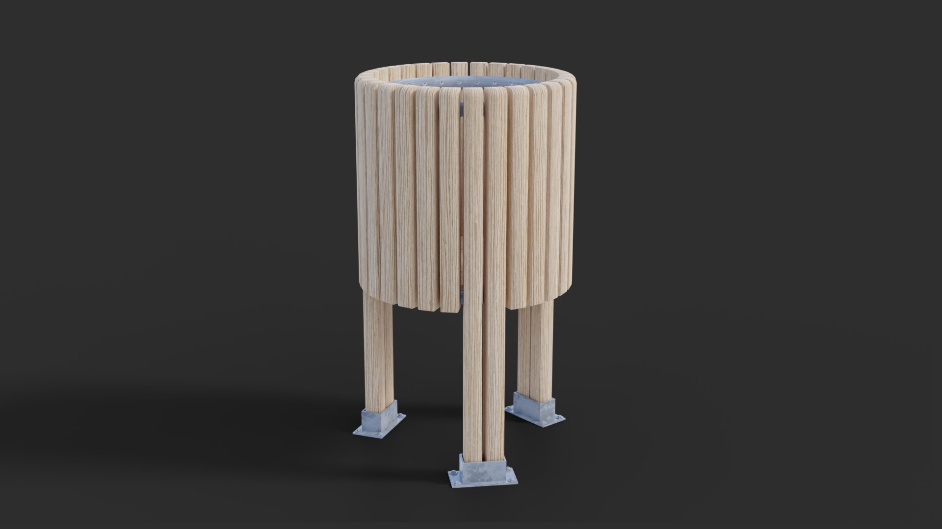 Collection 8 Low Poly Trash Bin Model - TurboSquid 2118009