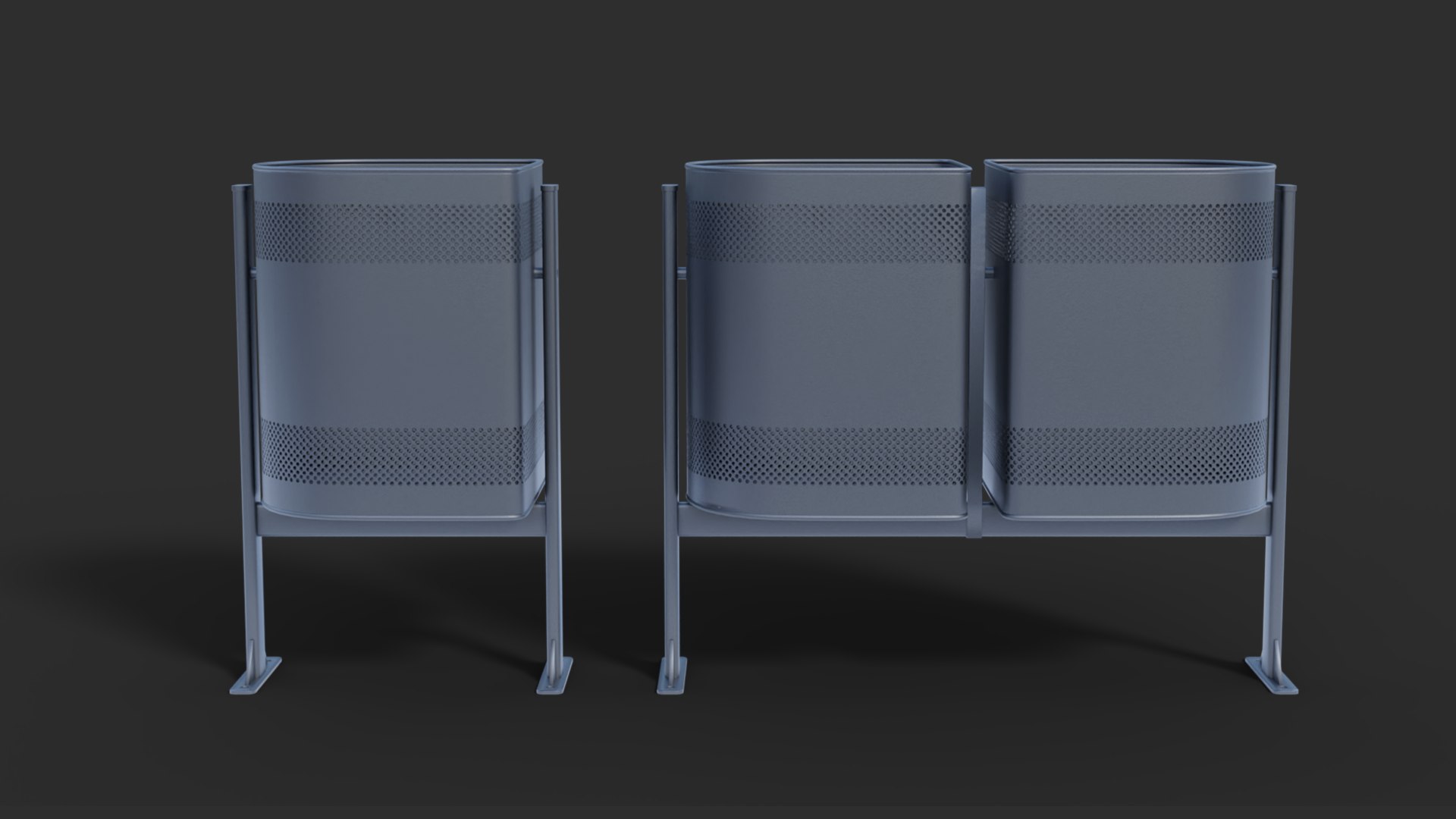 Collection 8 Low Poly Trash Bin Model - TurboSquid 2118009