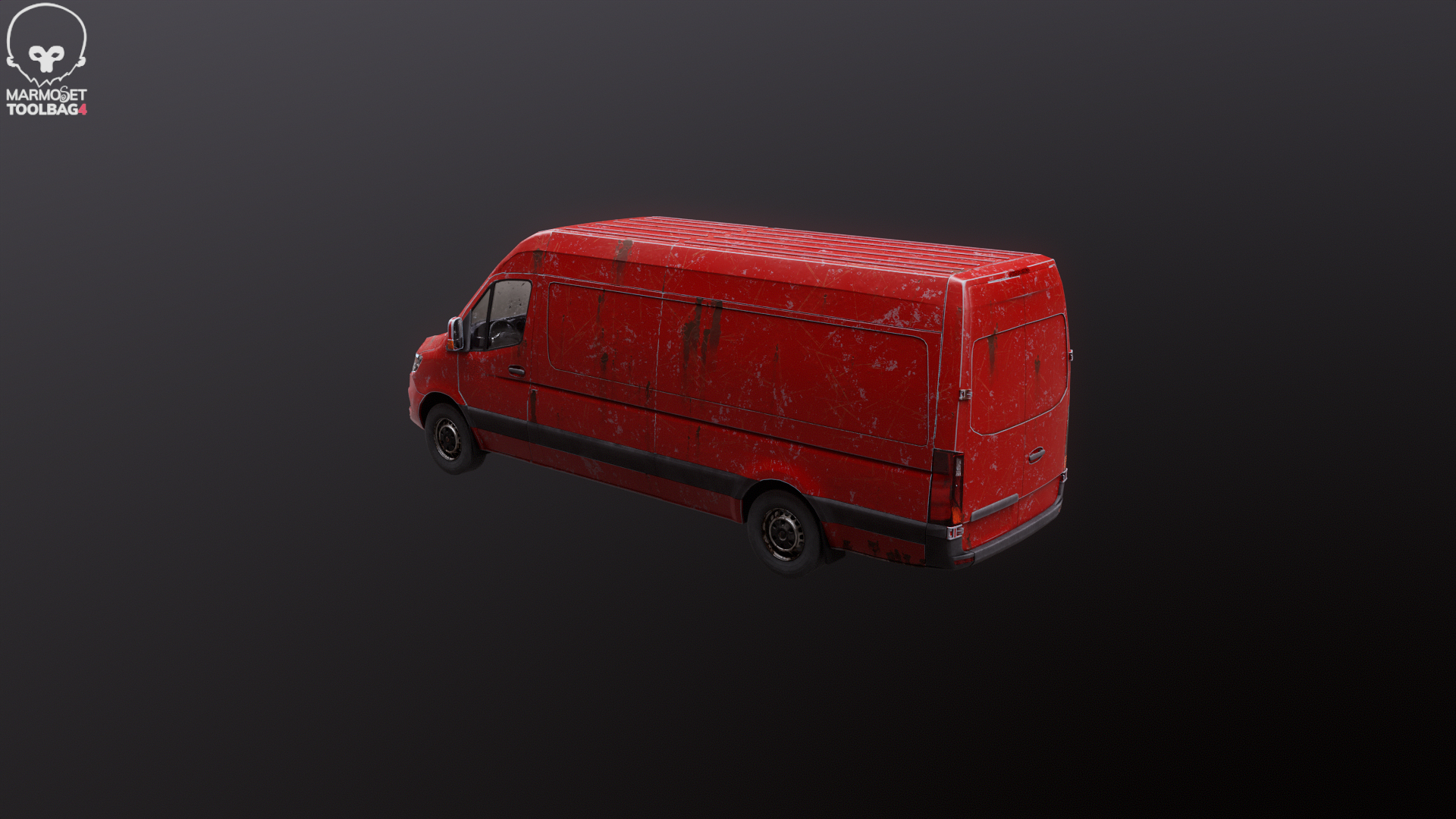 3D Generic Rusted Euro Long Panel Van - TurboSquid 2299750