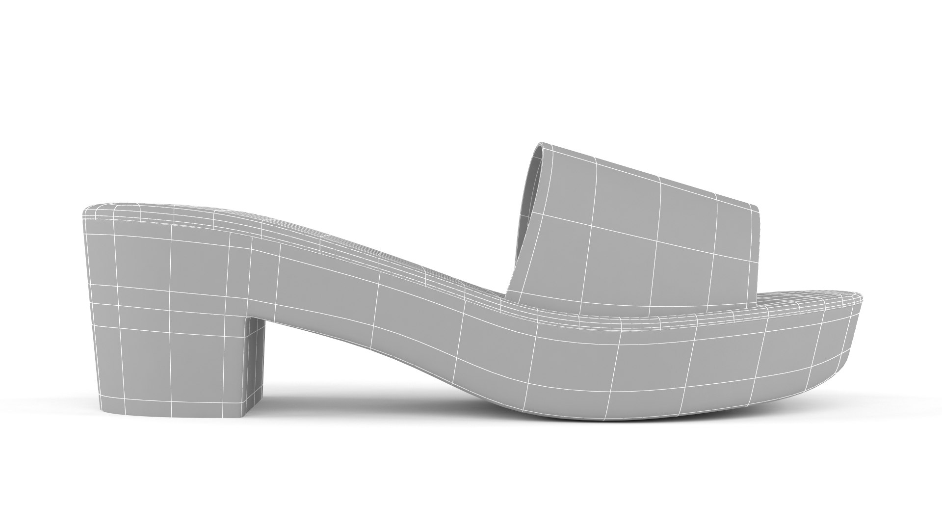 Women Slide Sandal 3D Model - TurboSquid 1884944