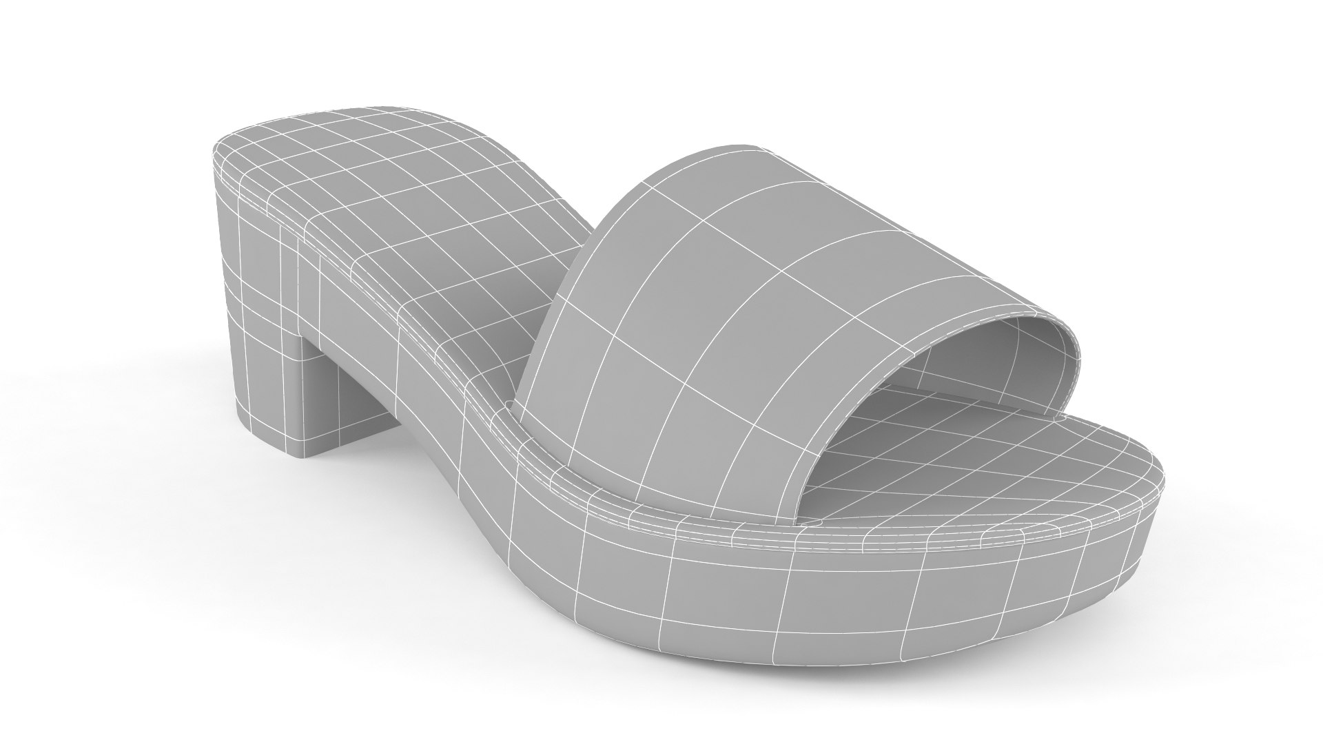 Women Slide Sandal 3D Model - TurboSquid 1884944